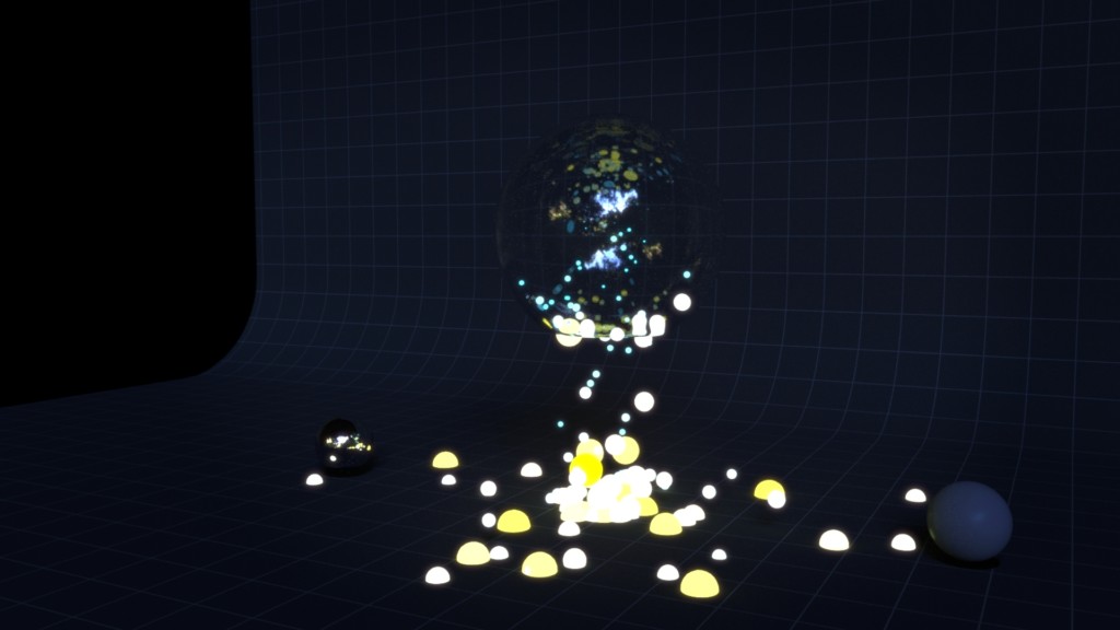 Particles in Reflections and Refractions - ARTEFACT